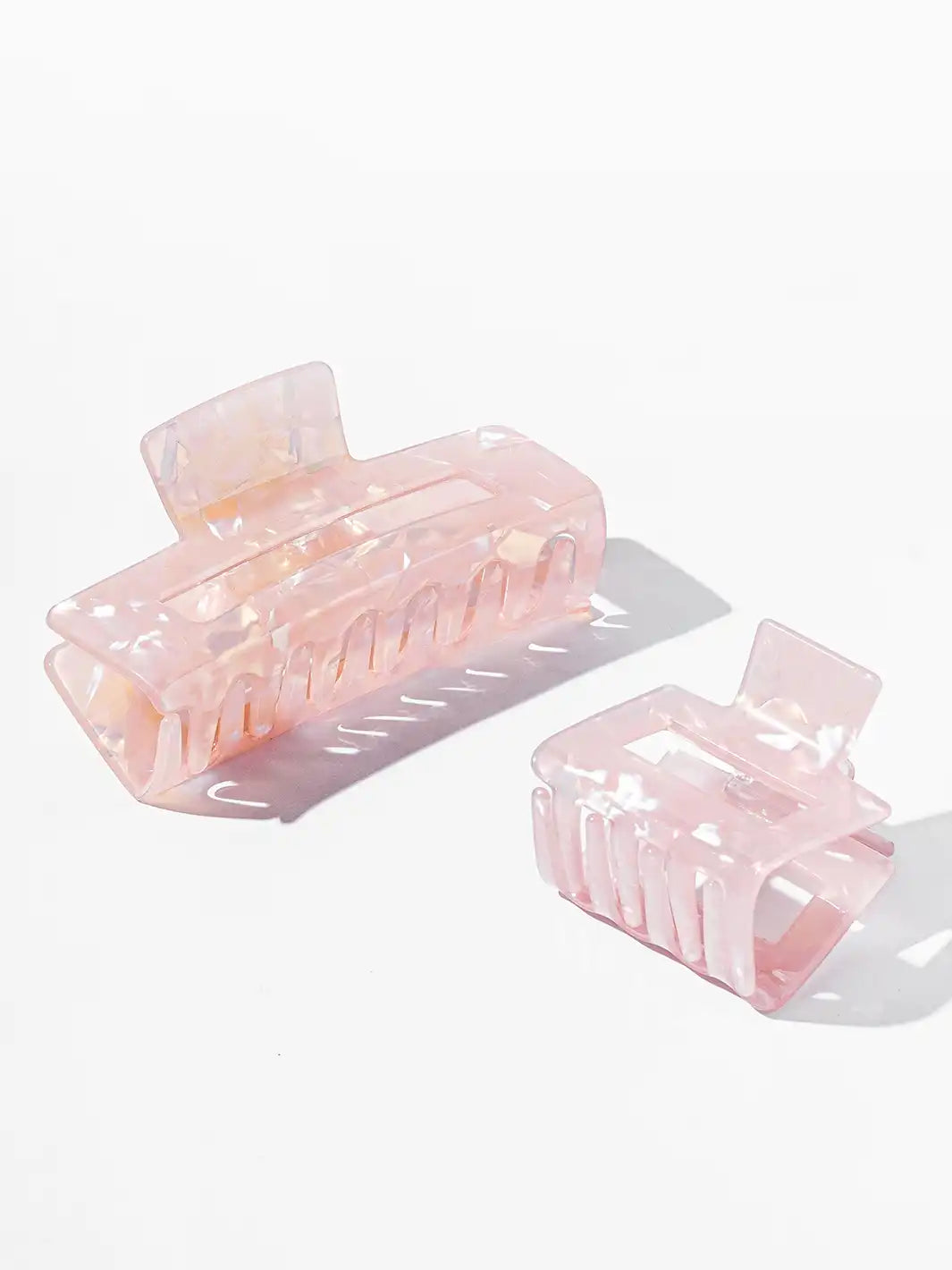 Rose Quartz Claw Clips, Set of 2 – Ellie Rose